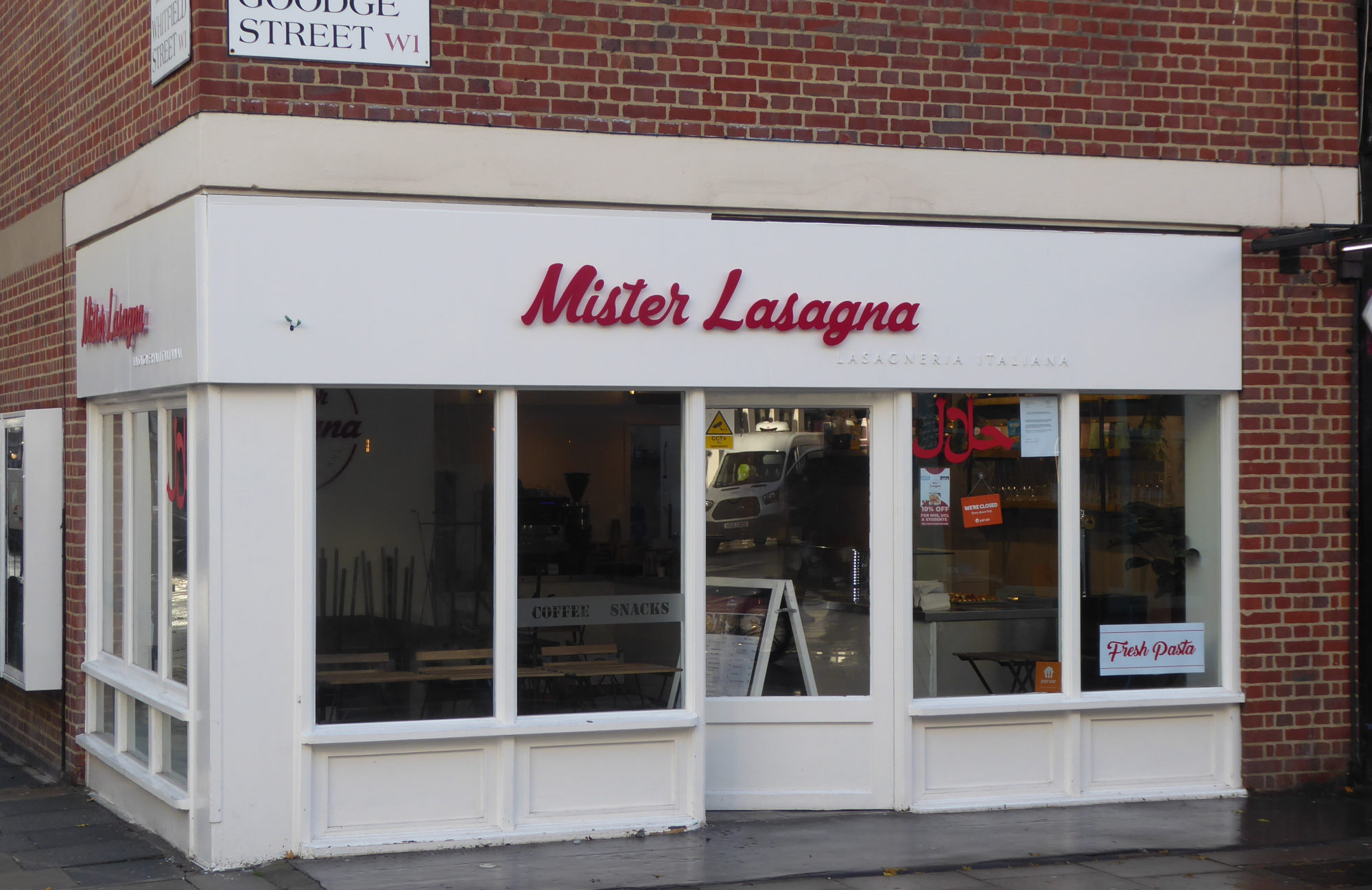 Licensing application: Mister Lasagna, 19A Goodge Street - The ...