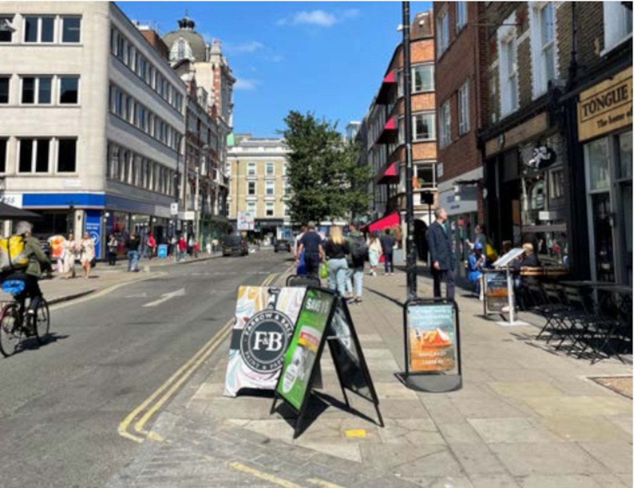 Goodge Street held up as an example of the problem of clutter on London ...