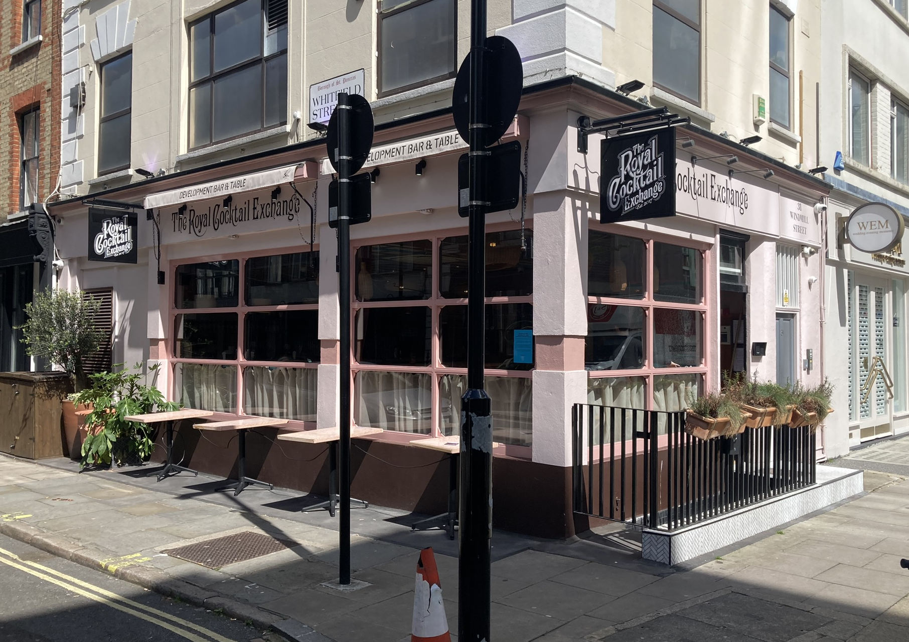 Licensing application: The Royal Cocktail Exchange, 31 Windmill Street ...