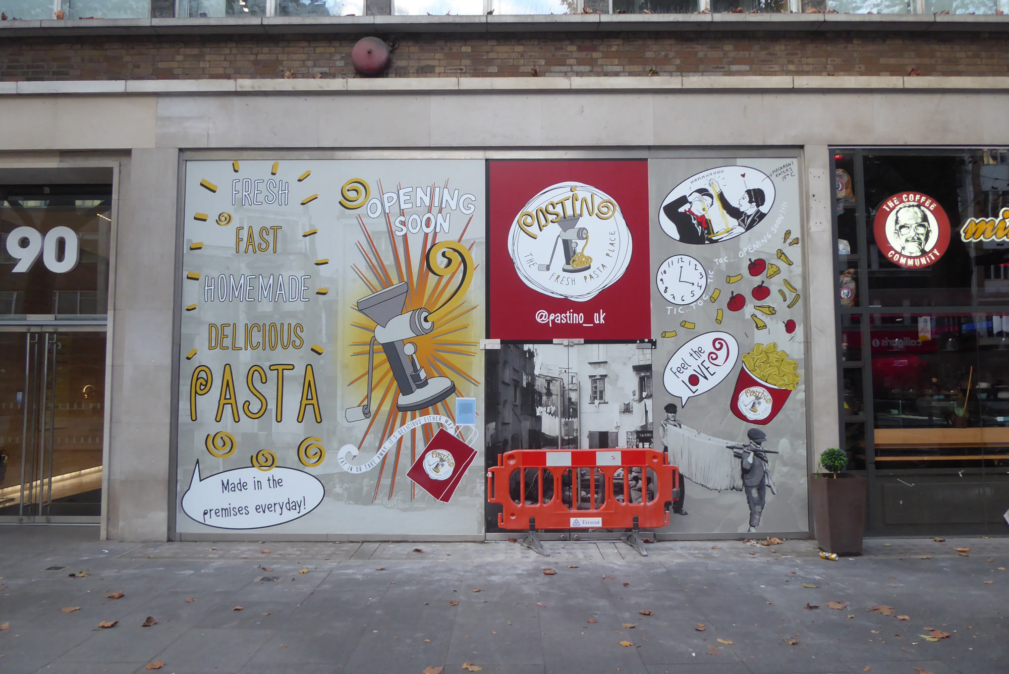 Licensing application: Pastino, 92 Tottenham Court Road - The Fitzrovia ...