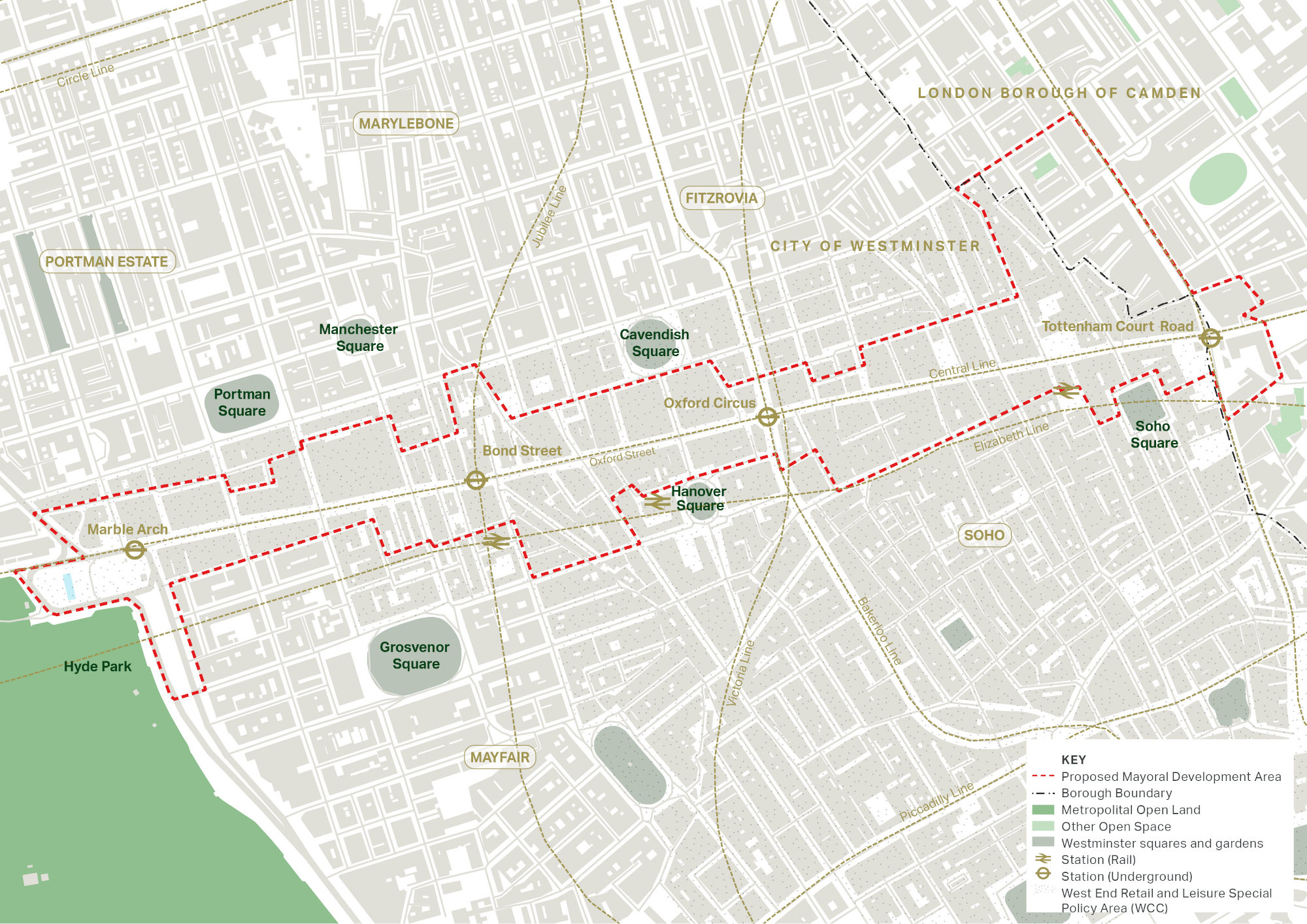 Mayor's office published conflicting maps of Oxford Street Development ...